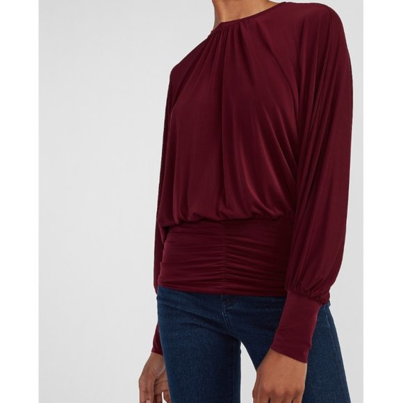 Tops | Ruched Banded Bottom Top | Poshmark